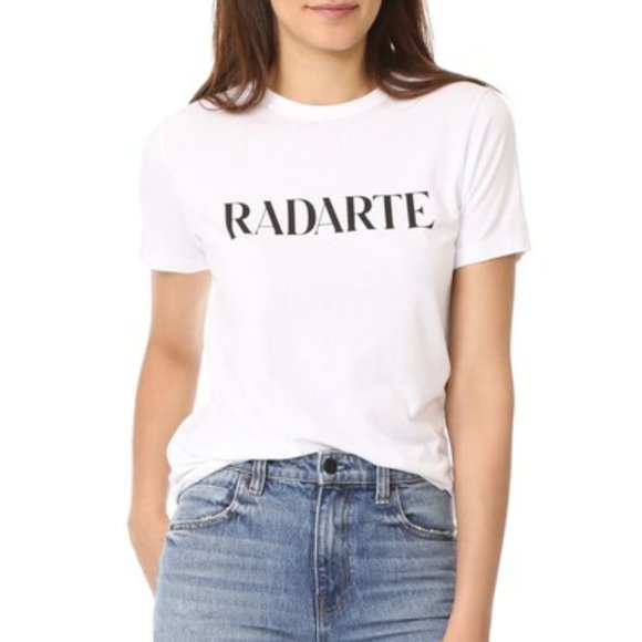 Rodarte | Tops | Nwot 72 Sz S Rodarte Radarte White Oversized Short ...